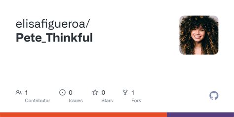 GitHub Elisafigueroa Pete Thinkful