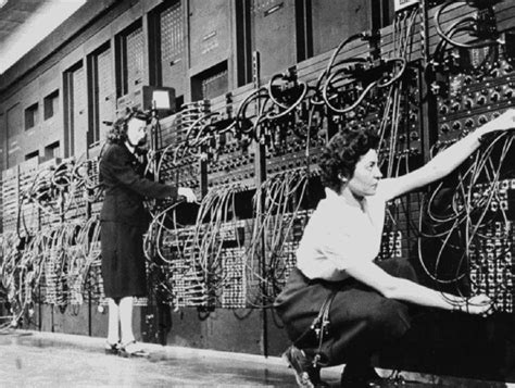 The Eniac Main Control Panel At The Moore School Of Electrical