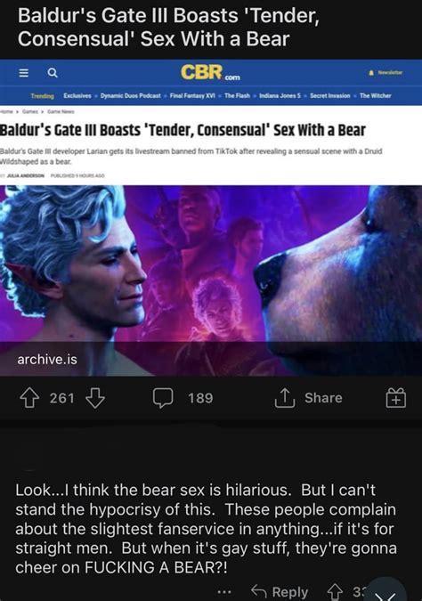 Only Straight Vampire Bear Sex In This House Ess Jay Dubyas R