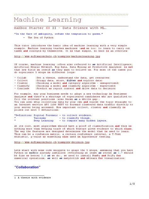 Maxbox Starter60 Machine Learning Pdf Principal Component Analysis