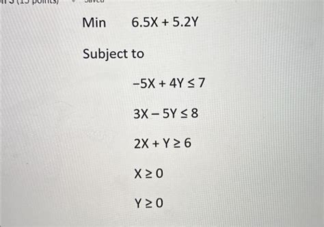 Solved Question Options Consider The Linear Optimization Chegg