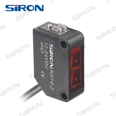 Siron K014 5 Limit Reflection Square Type Red Led Ip65 Optical Sensor Photoelectric Sensor