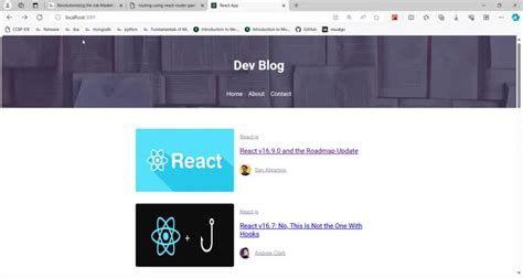 Video Parameshwar D On Linkedin Reactrouter Bloglist Ccbp