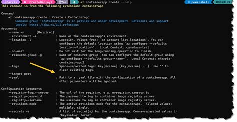 The Target Port Argument Has No Description In Help Issue Microsoft Azure Container