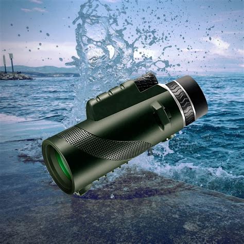 Telescopio Monocular Hd De 80 X 100 Pulgadas Para Adultos Con Teléfono