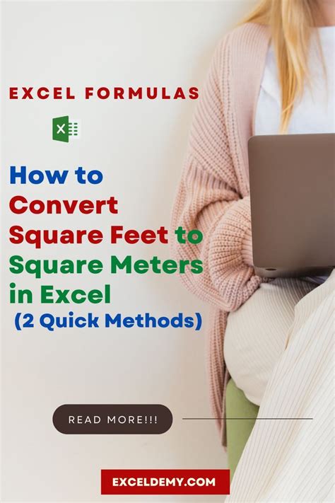 How To Convert Square Feet To Square Meters In Excel 2 Quick Methods