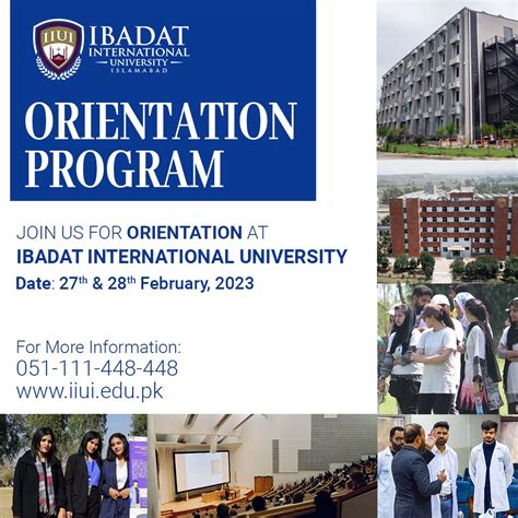 Orientation Program IBADAT International University Islamabad
