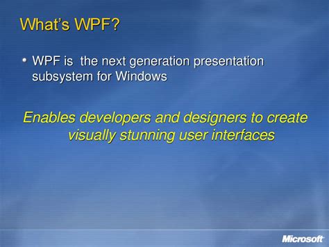 Windows Presentation Foundation Ppt Download