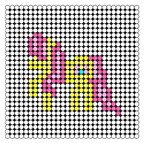 Fluttershy Perler Perler Bead Pattern Bead Sprites Characters Fuse Bead Patterns