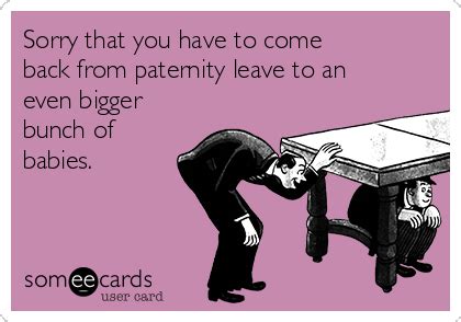 Paternity Leave Meme