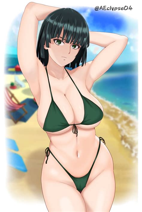 Rule 34 Bikini Breasts Eclypse Female Female Only Fubuki One Punch