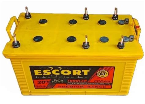 Escort 220 Ah Tubular Battery At ₹ 11500piece Solar Tubular Battery