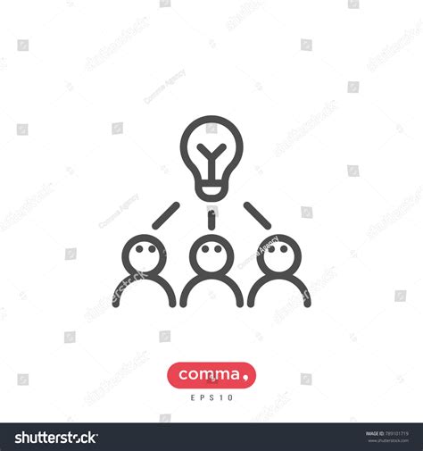 Brainstorming Vector Icon Stock Vector Royalty Free Shutterstock