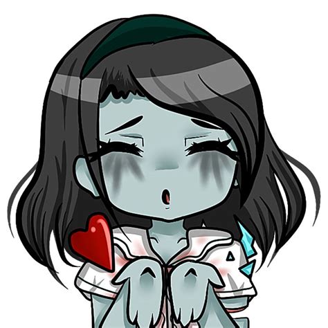 A Drawing Of A Girl With Her Eyes Closed And Hands Folded Over Her Chest Holding A Red Heart