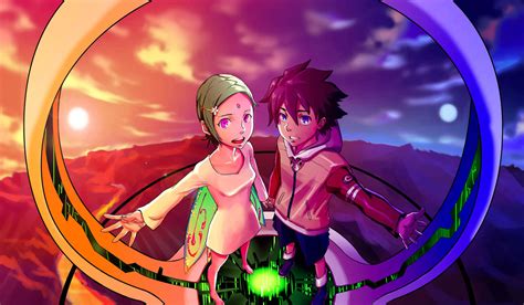 Download Eureka Seven Anime Sunset Adventure Wallpaper