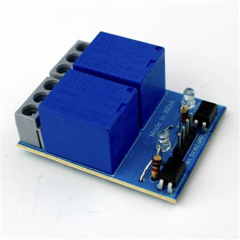Dual Channel V Relay Module Made In India Robozar