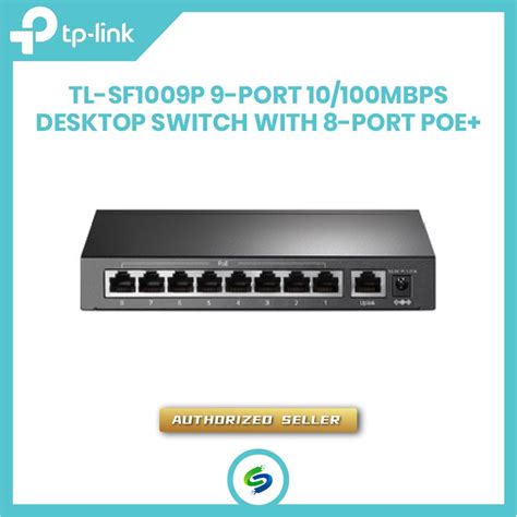 STEQ TL SF P Port Mbps Desktop Switch With Port PoE Shopee Philippines