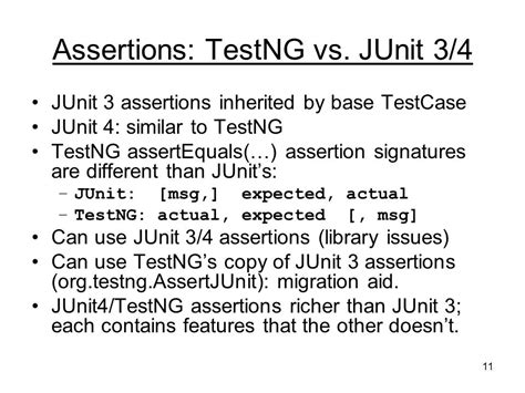 testng … and improving use of junit dec 11 2008 c gordon huffman