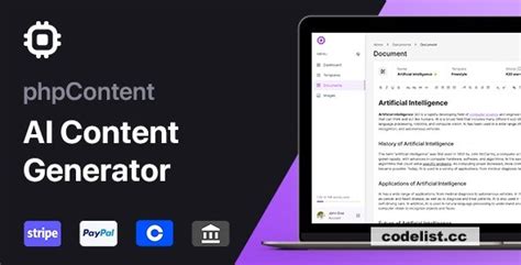 Phpcontent V150 Ai Content Generator Platform Saas Nulled Premium Scripts Plugins