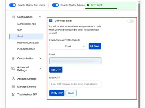 DNN Two Factor Authentication (2FA) using OTP over Email
