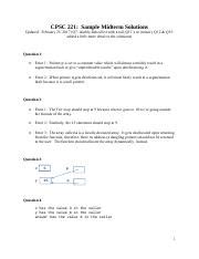 Sample Midterm Solutions CPSC 221 Sample Midterm Solutions Updated February 25 2017 Q7