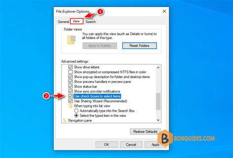 How To Show The Items Check Boxes In Windows