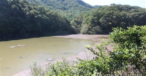 국보 옆에 떠다니는 쓰레기 더미