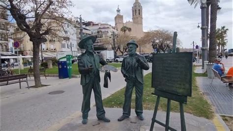 유럽소풍 40 스페인 고급 휴양 비치 시체스태양을 즐기는 사람으로 가득 Youtube