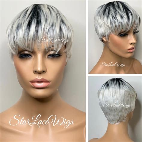 Pixie Wigs For Black Women Etsy