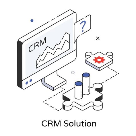 Trendy Crm Solution 19547149 Vector Art At Vecteezy