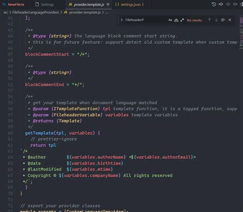 分享一个好用的VSCode头部注释插件Fileheader Pro 开发工具 站长图库