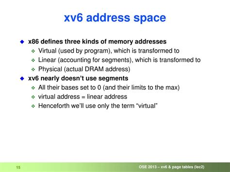 PPT Operating Systems Engineering Xv Page Tables PowerPoint Presentation ID