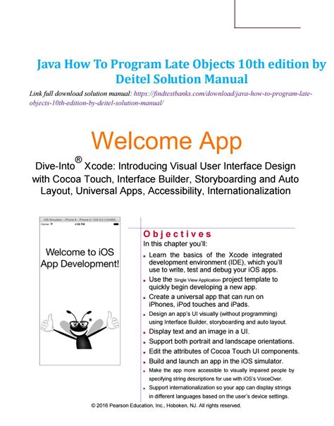 Download 9780132575652 Java How To Program Late Objects 10th Edition By