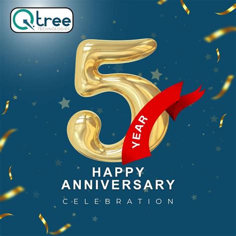 celebrating 5 years of excellence at qtree technologies qtree technologies posted on the topic