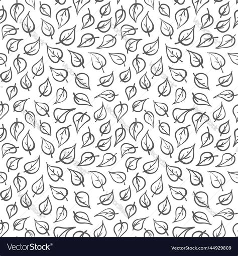 Leaf Geometric Seamless Pattern Royalty Free Vector Image