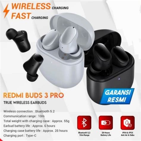 Jual Xiaomi Mi Redmi Buds Pro Tws Earphone Mi Buds Pro Shopee Indonesia