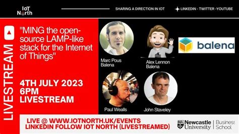 Paul Wealls On Linkedin Iot North July 4th Ming The Open Source Lamp