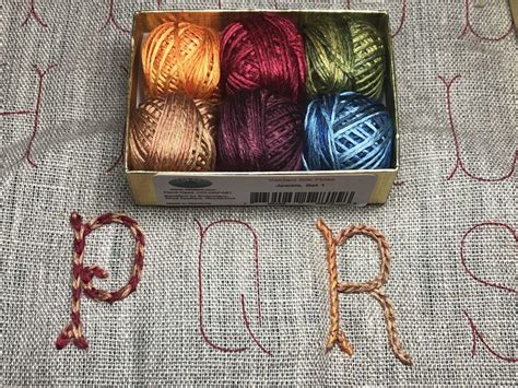 Aprender A Bordar A Mano Letras Con Mis Videos Decora Letras Abecedario