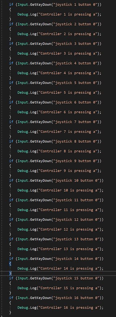Unity 2018 Not Reading Input From Multiple Controllers Questions