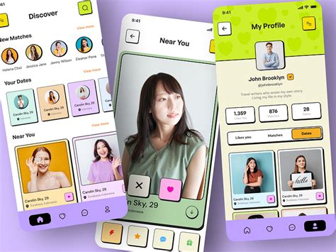 Dating App Design Mobile App By Lazy Kar For Lazyinterface Ui Ux Team