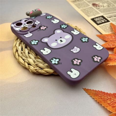 قاب گوشی Iphone 13 Pro Max آیفون سیلیکونی فانتزی عروسکی برجسته دیزنی