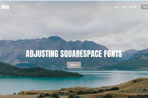 Custom Font Squarespace Unique And Personalized Designs