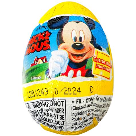 Disney Mickey Mouse Chocolate Eggs 24ct Candy District