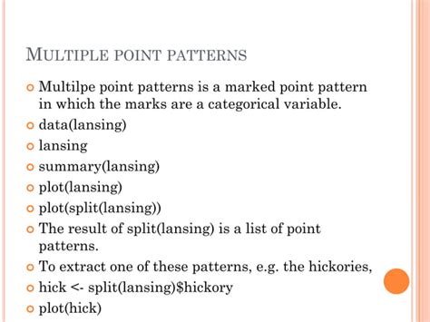 Introduction To Spatstat Ppt