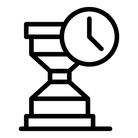 Premium Vector Timer Hourglass Icon Outline Vector Duration Time Date