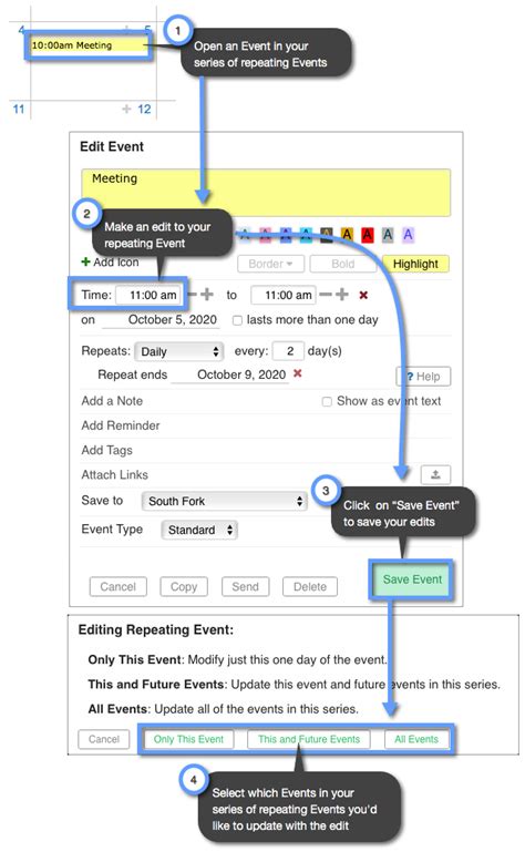 How Do I Set Up A Repeating Event Keepandshare Support Support Portal