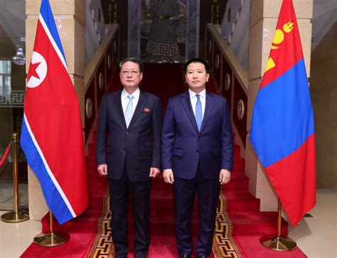 БНАСАУ ын Гадаад хэргийн дэд сайд Пак Мён Хо Монгол Улсад албан ёсны айлчлал хийж байна Delhii Mn