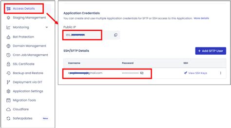 클라우드웨이즈 웹 호스팅에 Ssh Sftp 연결하는 방법