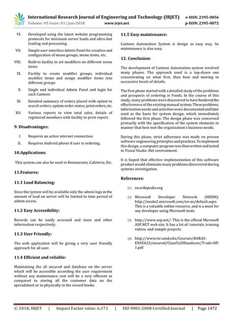 Canteen Automation System PDF