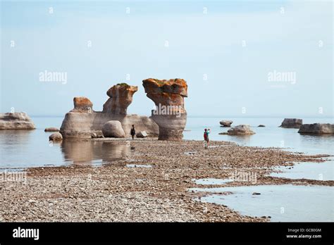 Monoliths At Mingan Archipelago National Park Reserve Côte Nord